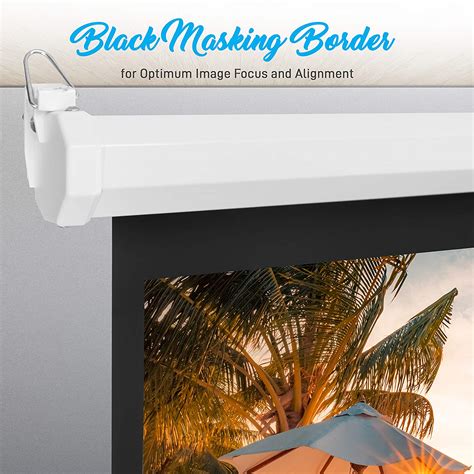 Pyle Manual Pull Down Projector Screen Wild Vegas