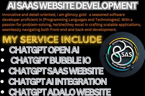 do openai chatgpt ai integration into your saas website bubble adalo