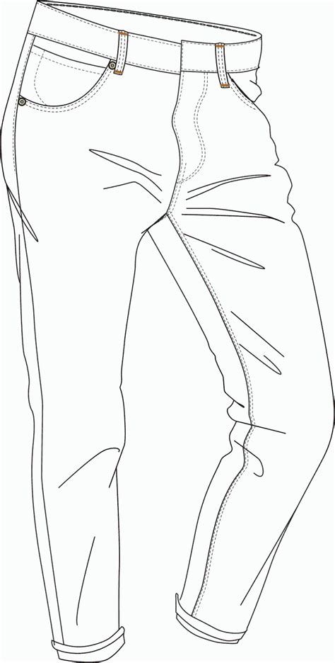 Skinny Jeans Drawing At Getdrawings Free Download