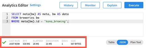 Analytics Workbench Couchbase Docs