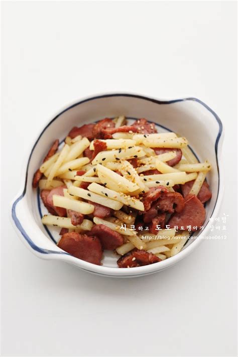 훈제오리 감자볶음