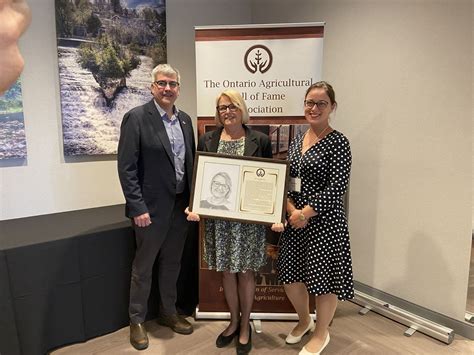 Congratulations To Dr Tina Widowski On Being Inducted Into The Ontario Agricultural Hall Of