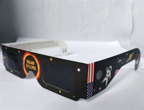 Factory Wholesale Cardboard Eclipse Glasses Logo Custom Paper Solar