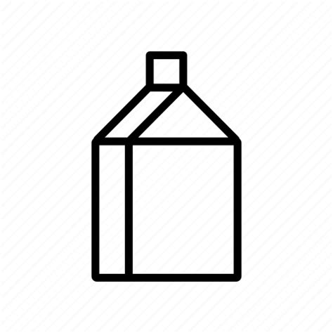 Box Concept Contour Milk Packaging Icon Download On Iconfinder