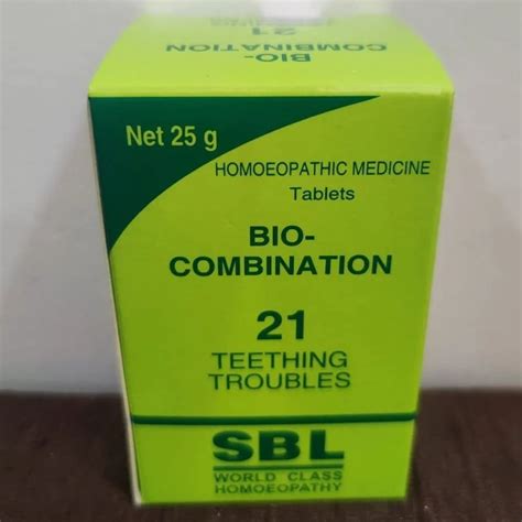 Sbl Bio Combination 21 Teething Troubles Tablets Prescription At Rs 55