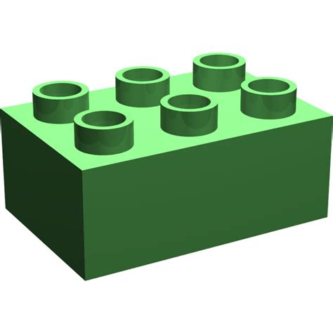 Lego Bright Green Duplo Brick X Brick Owl Lego Marketplace