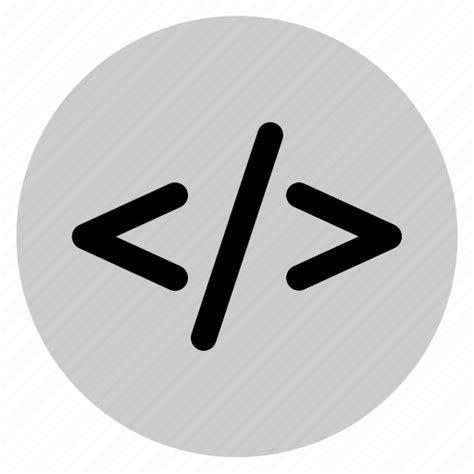 Circle Code Coding Cpp Round User Interface Web Icon Download