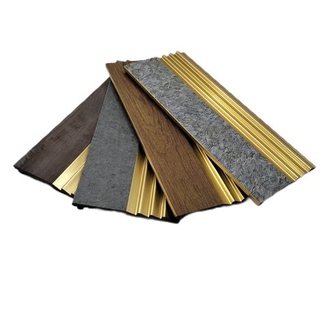Gold Line Waterproof 3d Polystyrene Display Board Fluted Plastic Wall