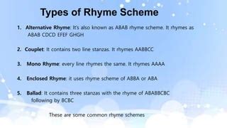 Rhyme Scheme Pptx
