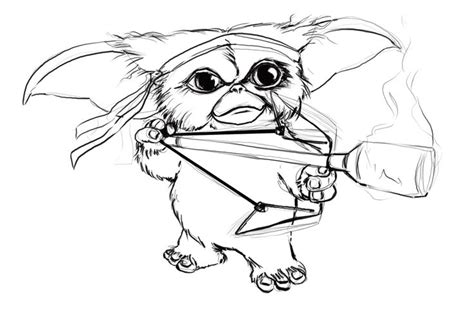 Gremlins Coloring Pages Coloring Nation