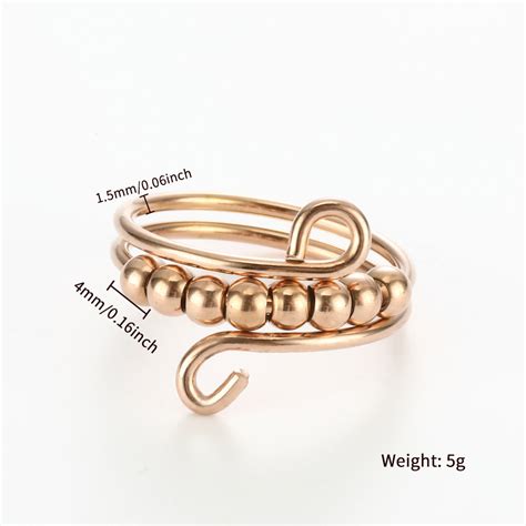 multi layer rotating bead decompression ring jaazi intl
