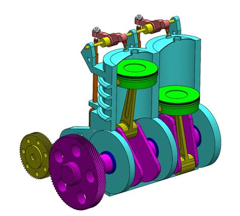 3d Two Stroke Engine Model Turbosquid 1795781