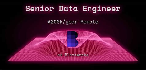 Web3 Senior Data Engineer 200k Remote At Blockworks