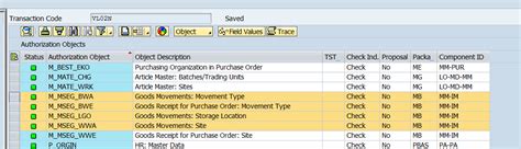 Solved Authotization Control In Delivery Order Sap Community