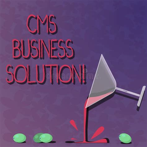 Word Writing Text Cms Business Solution Business Concept For Software Application Use To Create
