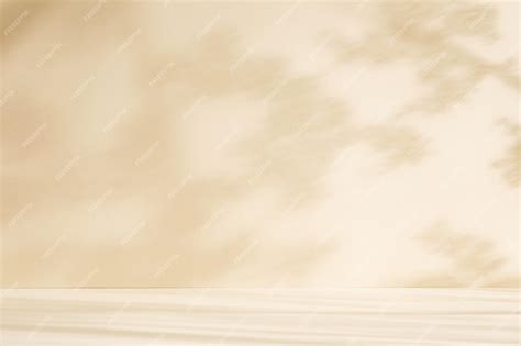 Premium Photo Light Beige Background For Product Presentation With A