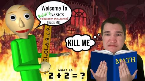 Stuck In Baldis Math Classthis Is Hellbaldis Basics In Education
