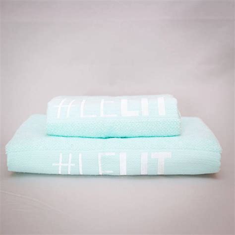 ᐉ Рушники махрові Lelit для ванної 8068 50х90 70х140 см 2 шт Мятний Le2000000289717 • Краща