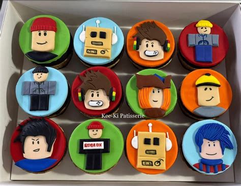 Customised Cupcakes Roblox And Minecraft Food And Drinks Homemade