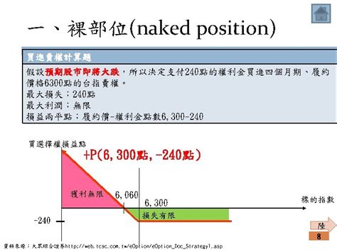 Naked Position Spread Position Combination Position Reversals Conversion