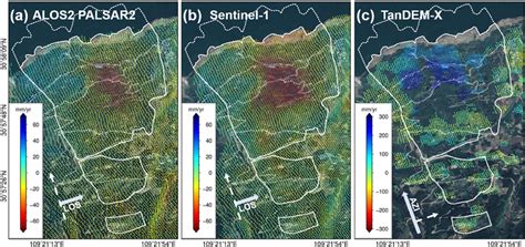 Los Azi Landslide Movements Derived By A Alos2 Palsar2 B Download Scientific Diagram