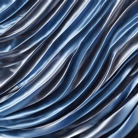 Premium Photo | Blue glossy silk wavy awning background abstract decorate wallpaper 3d ...