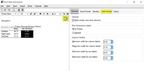 How To Format Spss Tables In Apa Style Ez Spss Tutorials