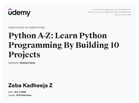Udemy Pythonprogramming Pythonlearning Pythonprojects