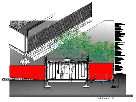 House Facade Section In Autocad Download Cad Free 75832 Kb Bibliocad