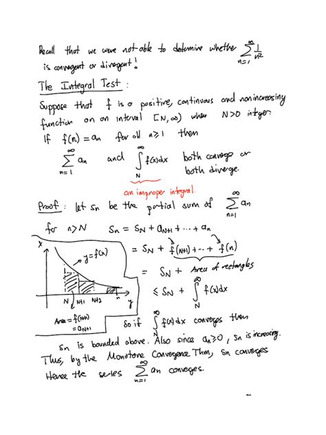 93 Convergence Tests For Positive Series Pdf