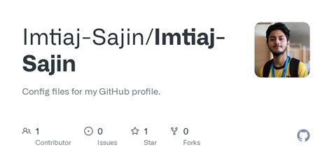 Github Imtiaj Sajinimtiaj Sajin Config Files For My Github Profile
