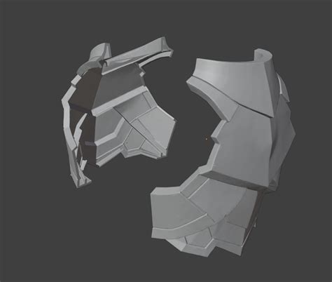 🎭 Red Knight Chest Armor And Pauldrons・ Stl File For 3d Printing・cults