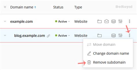 How To Remove A Subdomain In Plesk Knowledgebase Doroyal