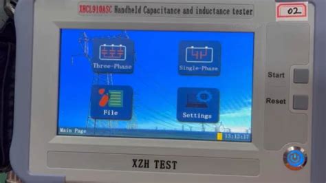 Three Phase Handheld Capacitance And Inductance Tester Capacitance Inductance Tester And