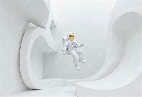 우주복을 입은 우주비행사 Ai 생성 이미지