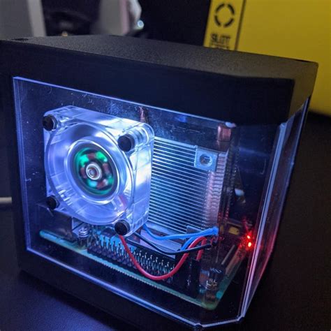 raspberry pi 4b desktop split computer case etsy