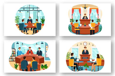 8 City Council Meeting Illustration By Denayunethj Thehungryjpeg