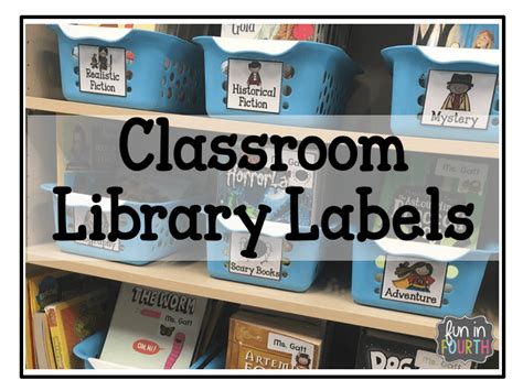 Classroom Library Labels Curriculum Essentials