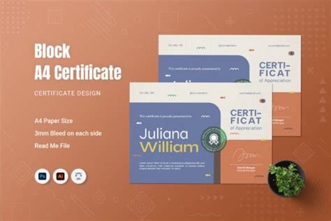 Block Certificate Graphic By FannanStudio Creative Fabrica