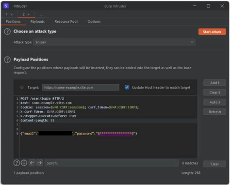 auditing an app protected by a csrf token with stepper