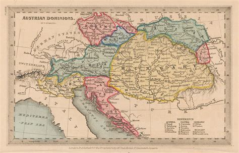 Austro Hungarian Empire Map 1867