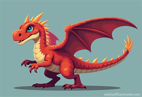 Raptor 2d Top Down Cartoon Sprite Stable Diffusion Online
