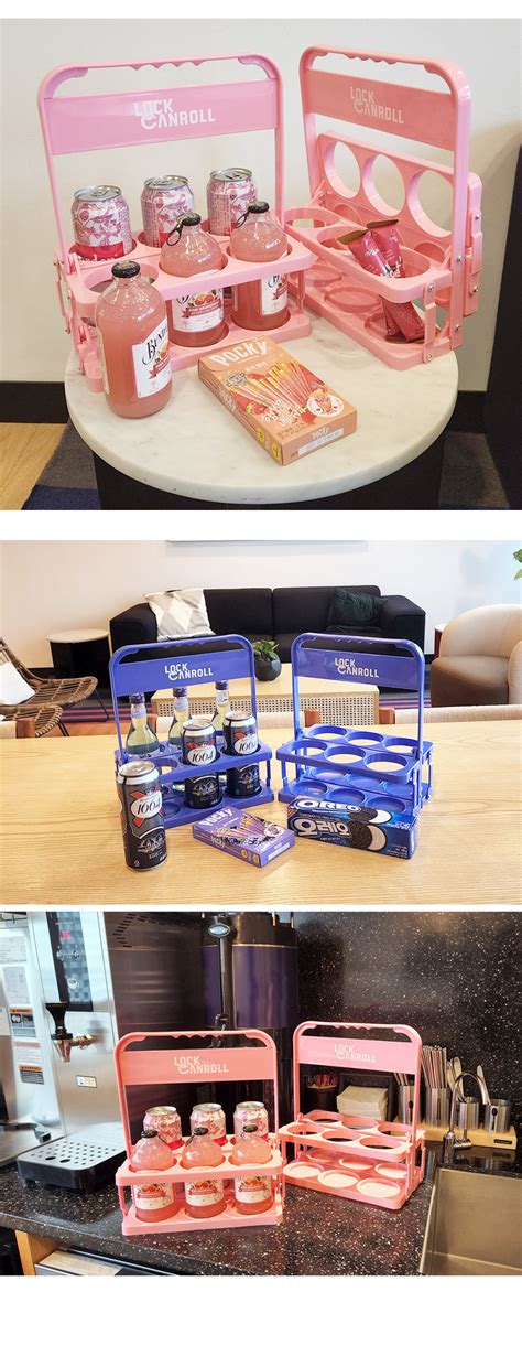 들살이 캠핑 6구 홀더 음료 커피 컵 캐리어 트레이