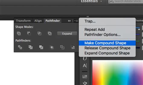 How To Convert A Compound Path To A Standard Path In Adobe Illustrator Graphic Design Stack