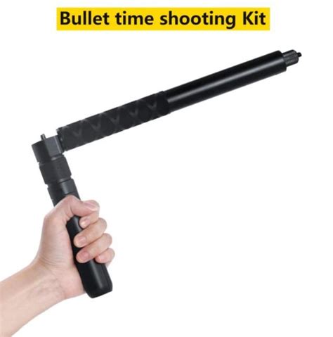 Universal Insta 360 One X2 X3 Rotating Handle Bundle Selfie Stick Bullet Time Handheld Tripod