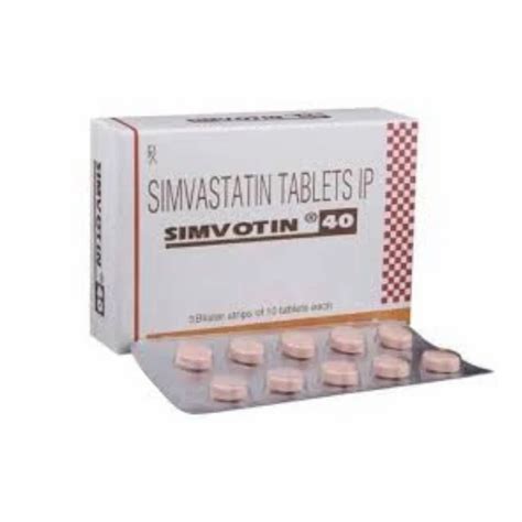 Simvastatin Tablets 40 Mg At Rs 300 Stripe Zocor In Nagpur Id 2853607034597
