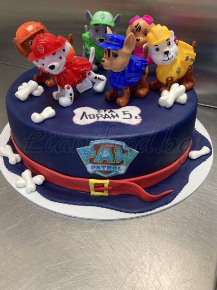 3Д торта Пес Патрул 2