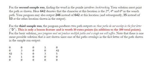 Solved Description Of Wordsearch C The Main Program Chegg