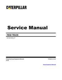 Download Caterpillar 785d Truck Service Repair Heavy Equipment Manual
