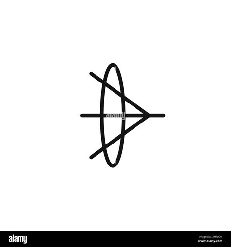 Convex Icon Logo Sign Vector Outline In Black And White Color Stock Vector Image And Art Alamy